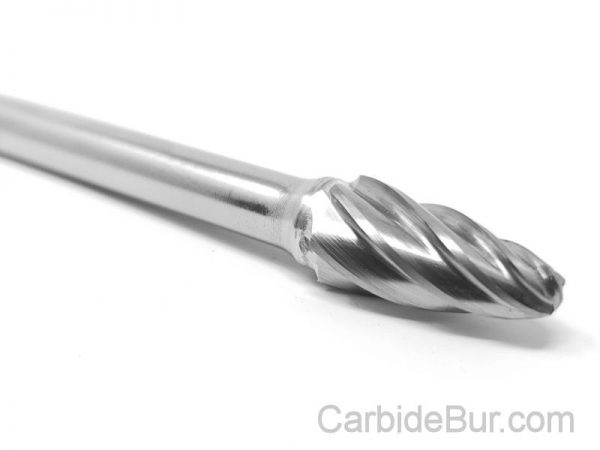 SF-3L6 Long Shank Carbide Bur Die Grinder Bit - Tools Made in USA